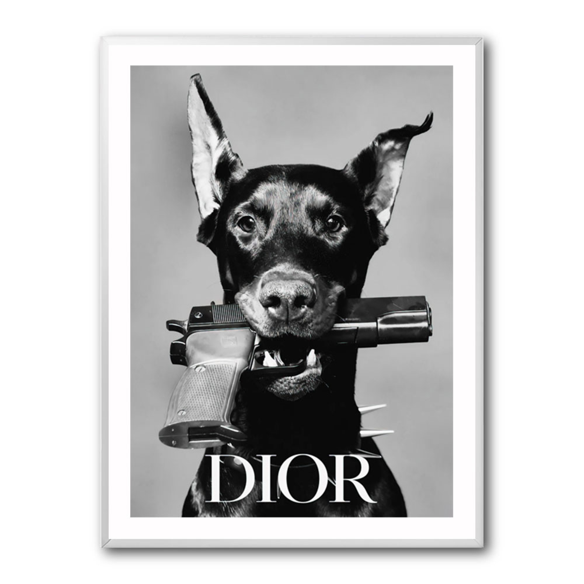 Dior Doberman Wall Art