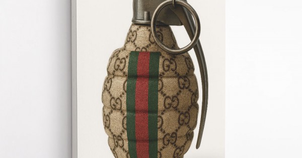 Gucci Fashion Inspired Grenade Wall Art