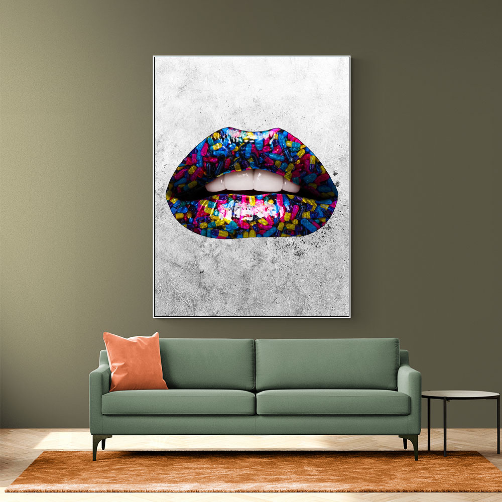 Pill Lips 2 Wall Art