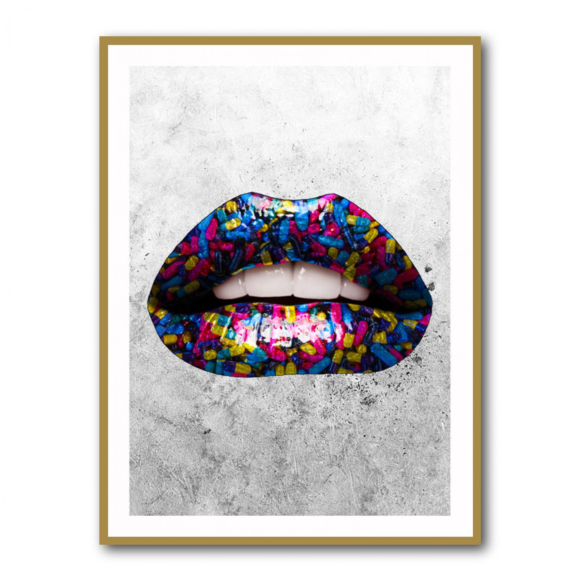 Pill Lips 2 Wall Art