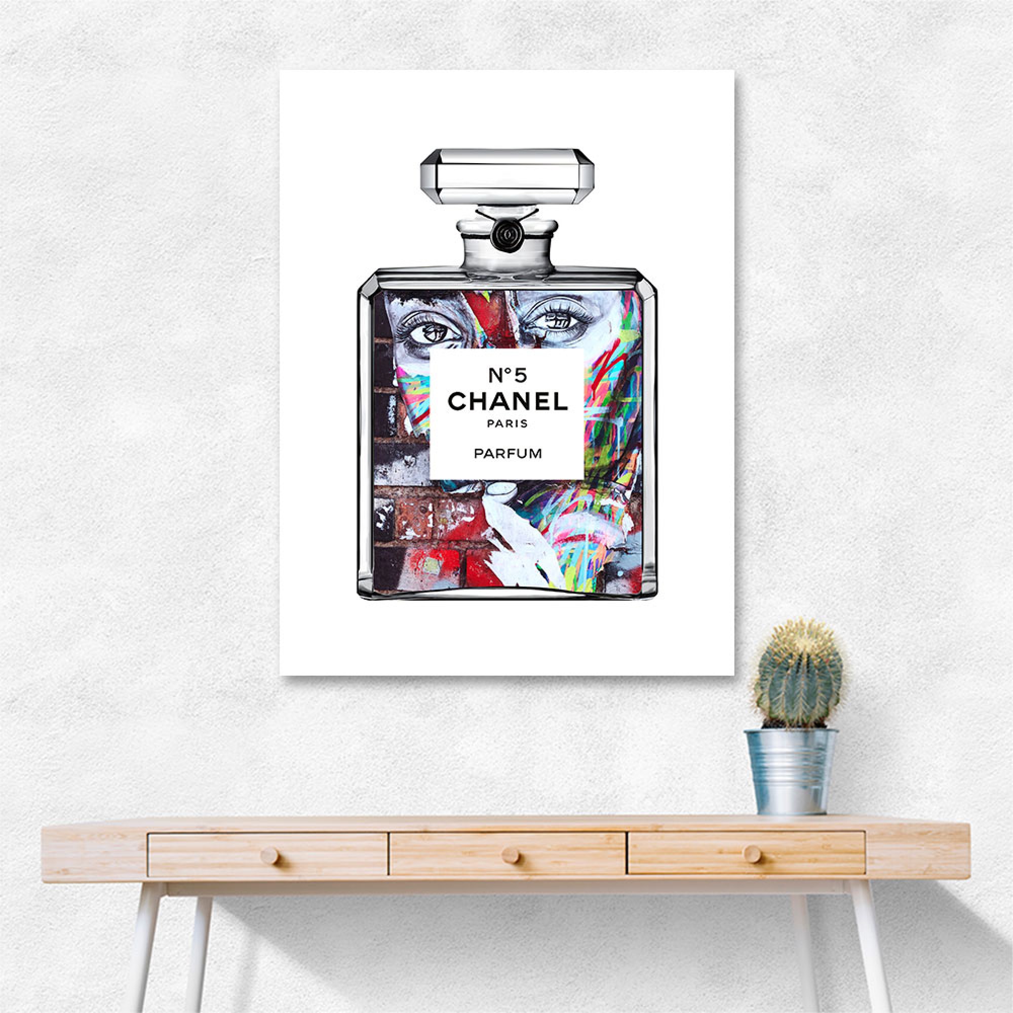 Girl In Chanel Wall Art