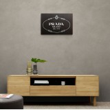 Prada Black Sign Wall Art