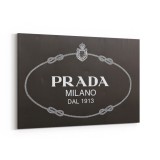 Prada Black Sign Wall Art