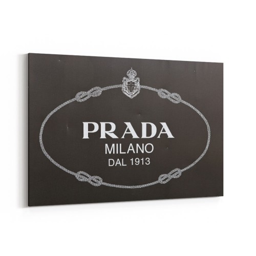 Prada Black Sign Wall Art