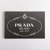 Prada Black Sign Wall Art