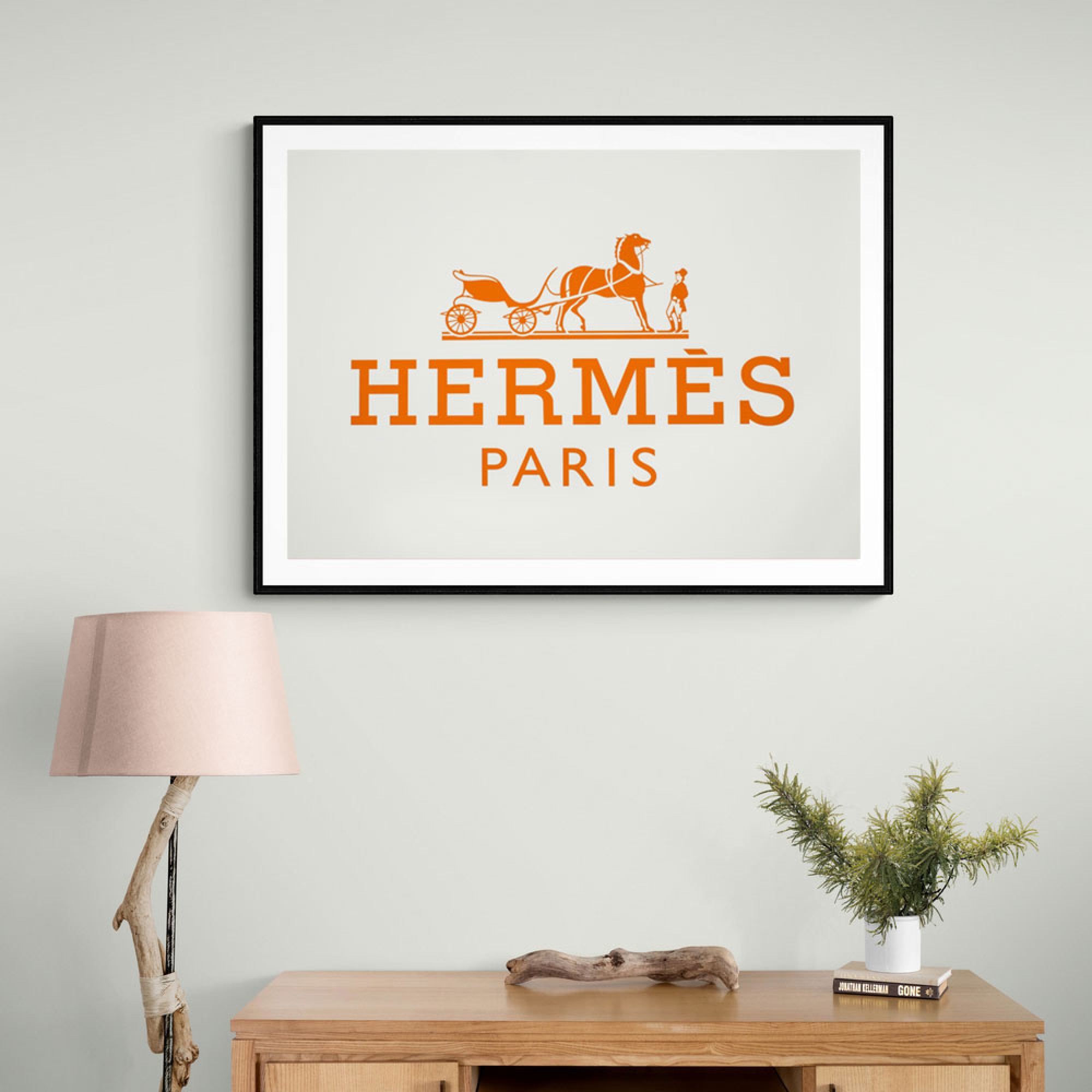 Hermes Sign Wall Art