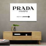 Prada Marfa Sign Wall Art