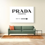 Prada Marfa Sign Wall Art