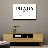 Prada Marfa Sign Wall Art