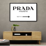 Prada Marfa Sign Wall Art