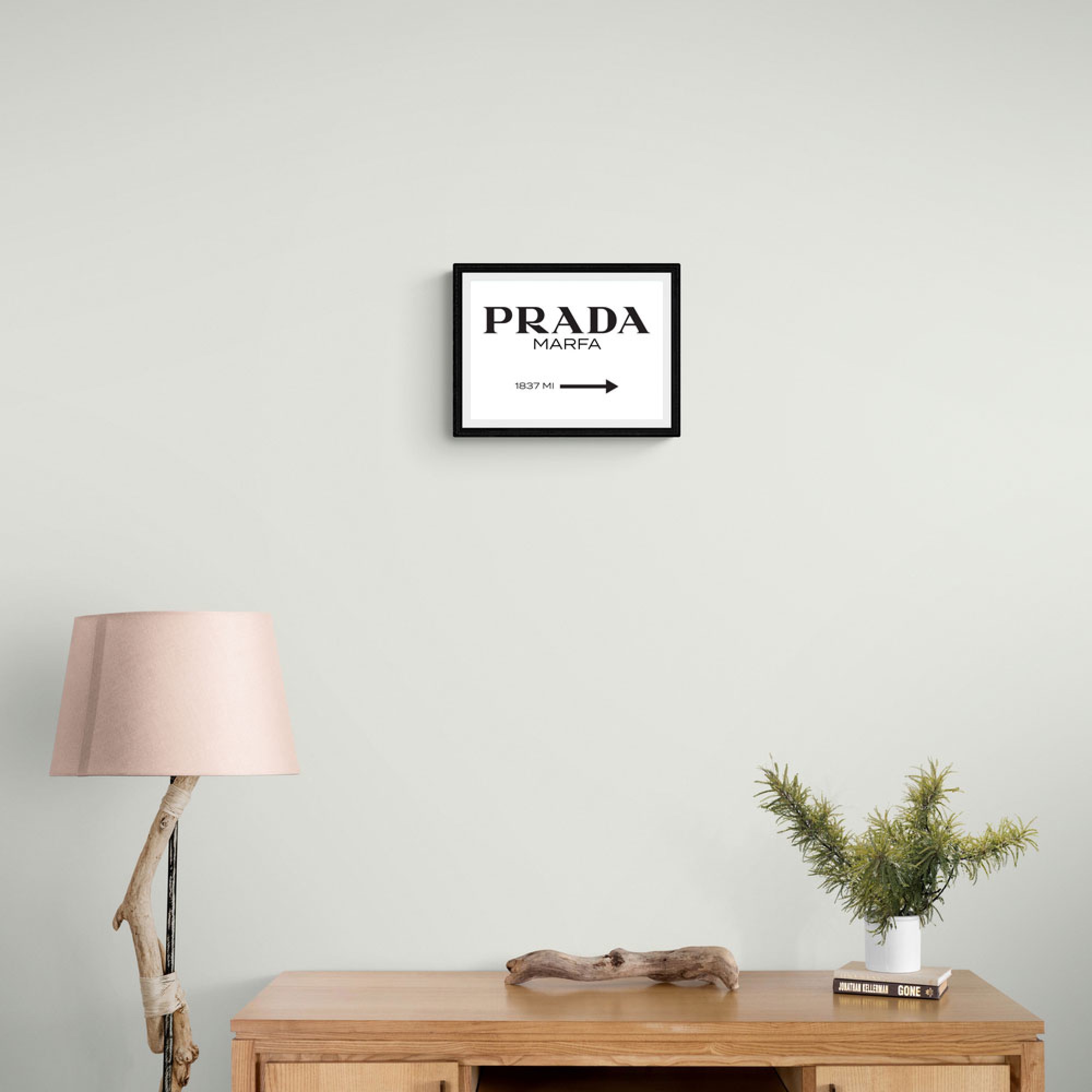 Prada Marfa Sign Wall Art