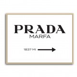 Prada Marfa Sign Wall Art