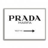 Prada Marfa Sign Wall Art