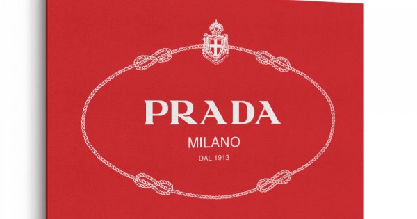 Prada Red Sign Wall Art