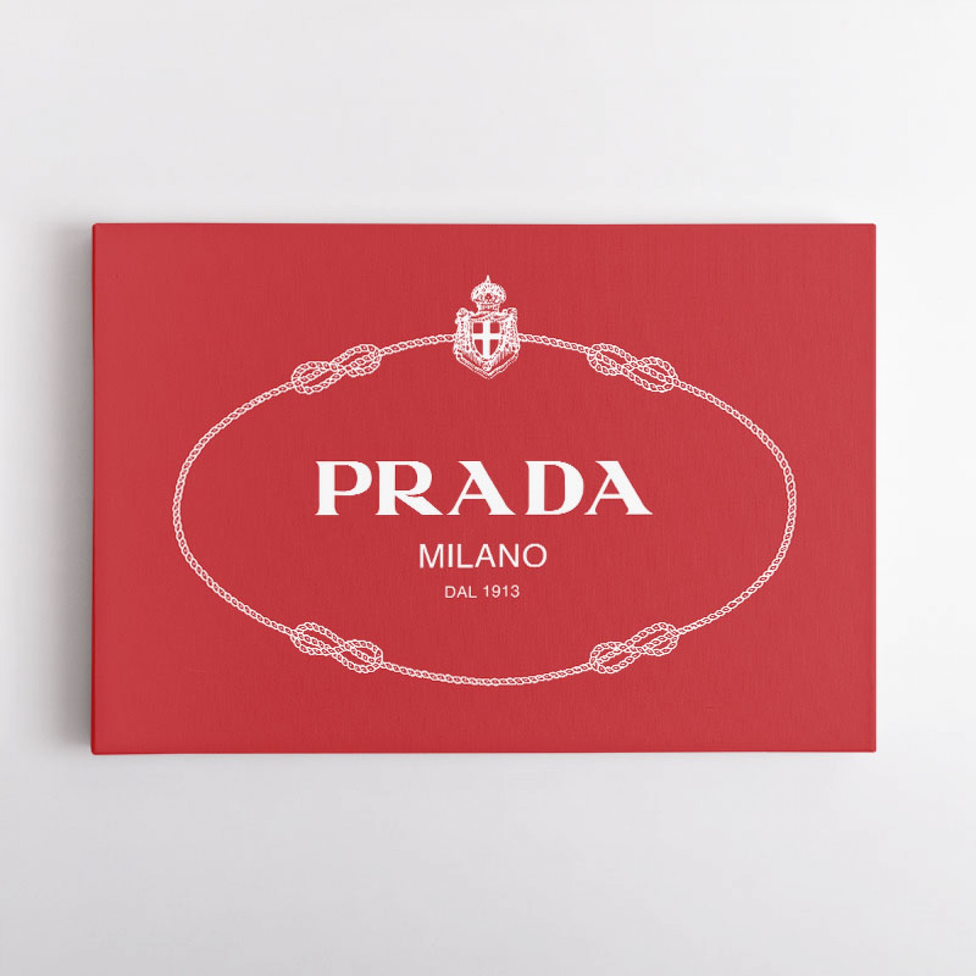 Prada Red Sign Wall Art