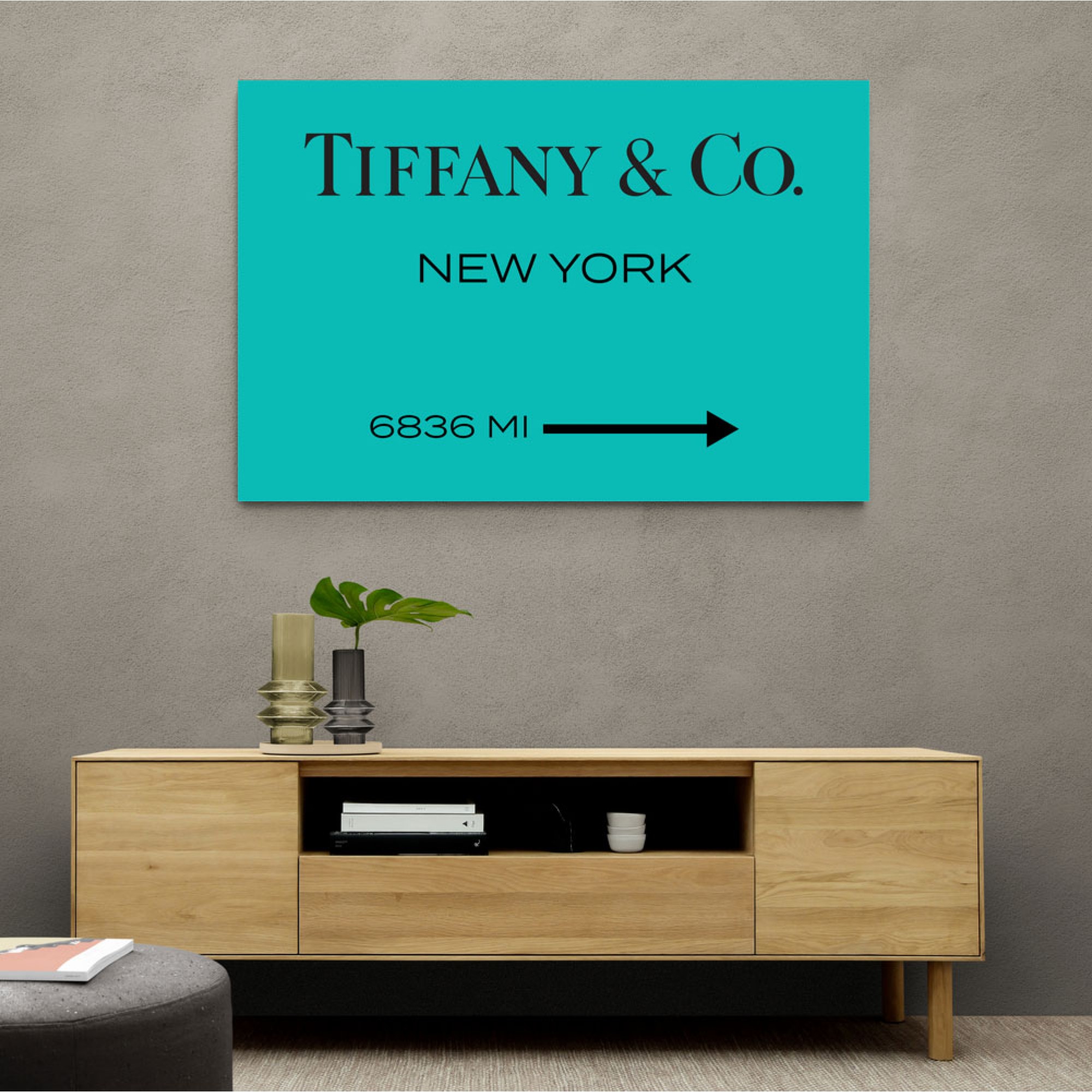 Tiffany & Co New York Sign Wall Art