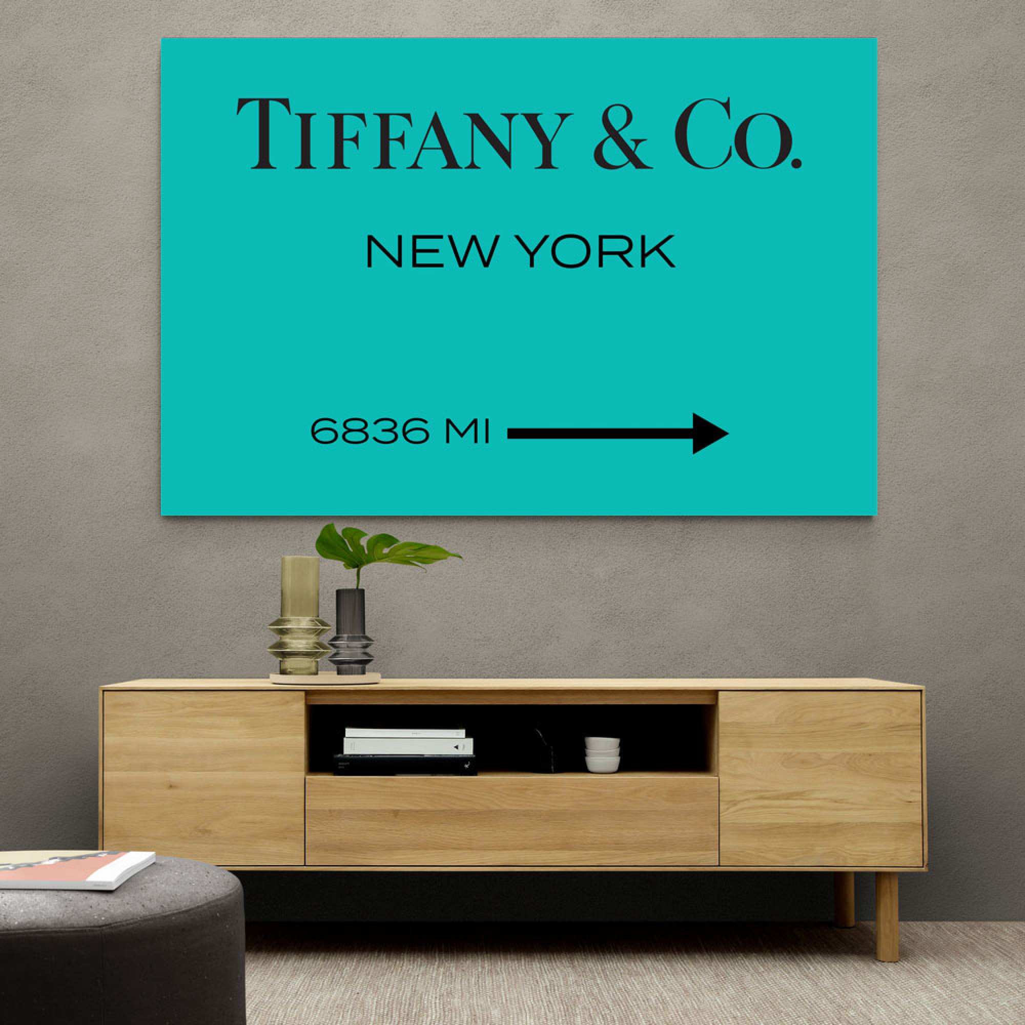 Tiffany & Co New York Sign Wall Art