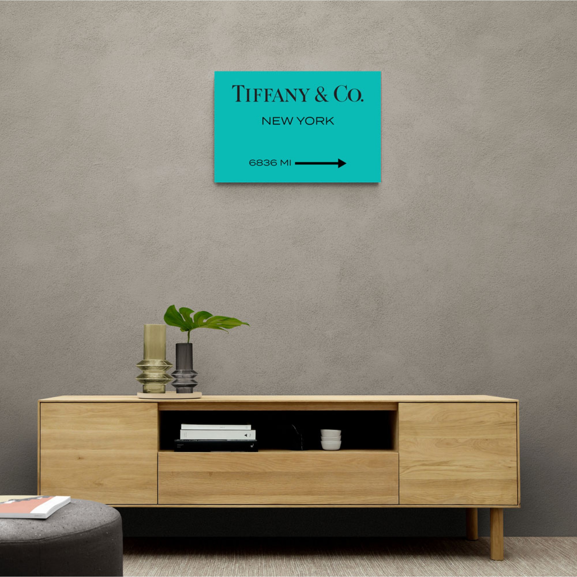 Tiffany & Co New York Sign Wall Art