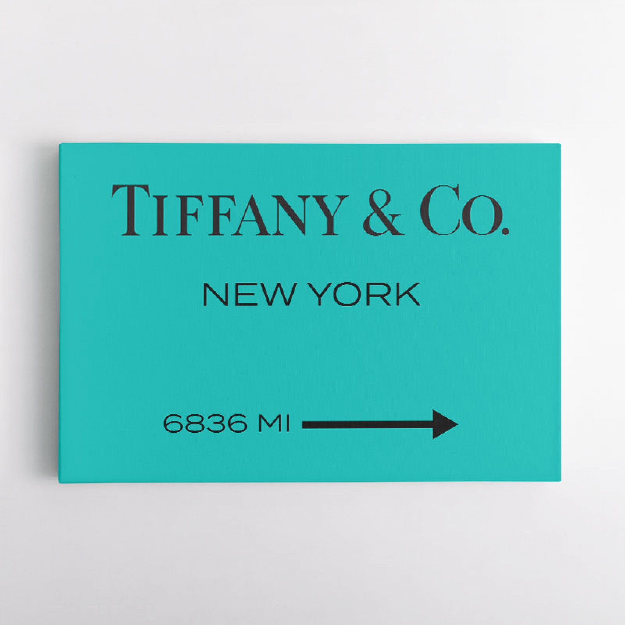 Tiffany & Co New York Sign Wall Art