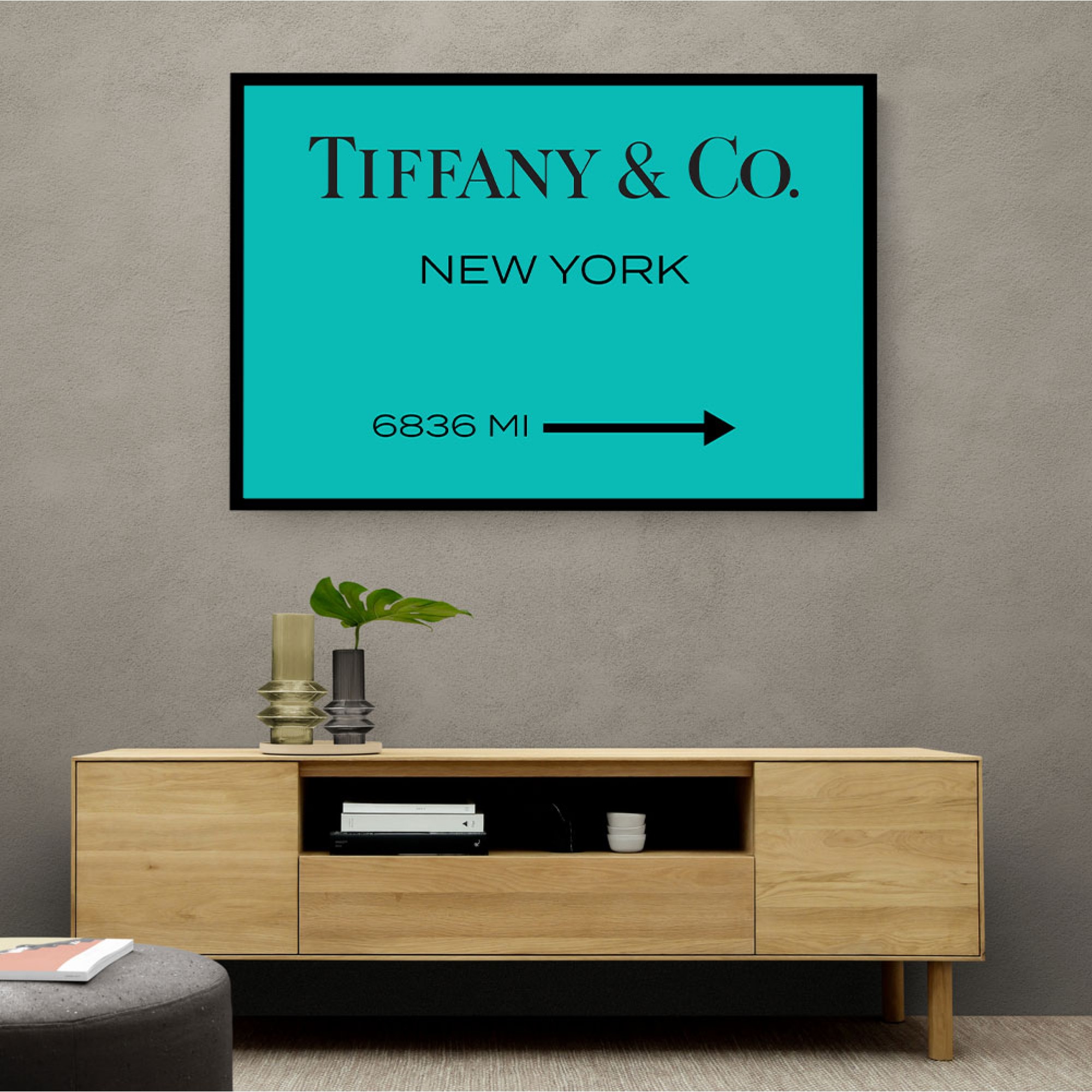Tiffany & Co New York Sign Wall Art
