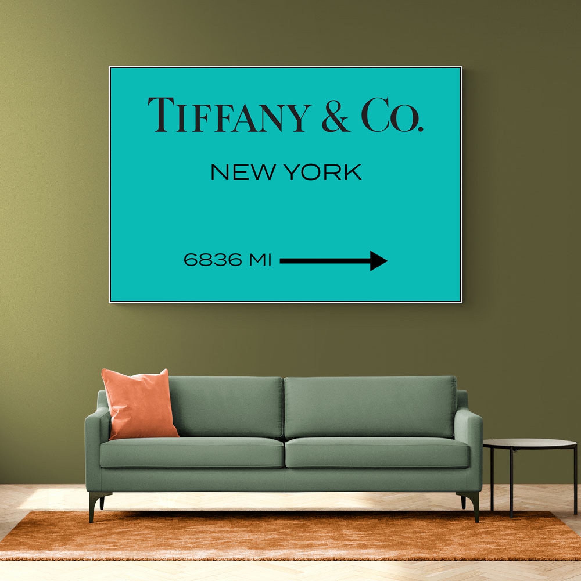 Tiffany & Co New York Sign Wall Art