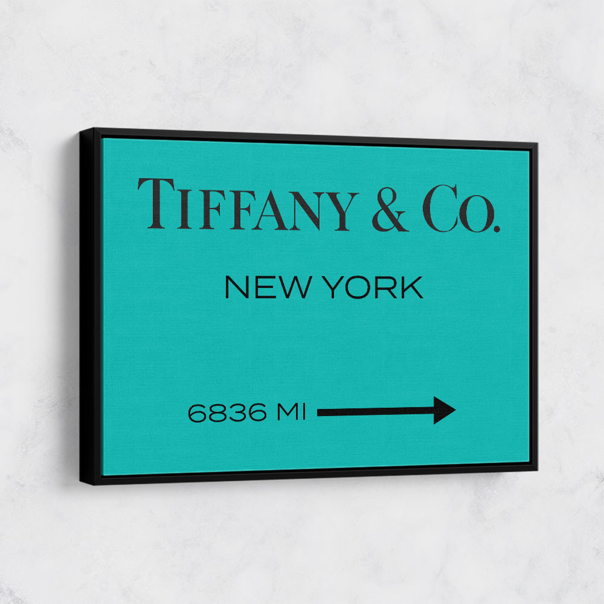 Tiffany & Co New York Sign Wall Art