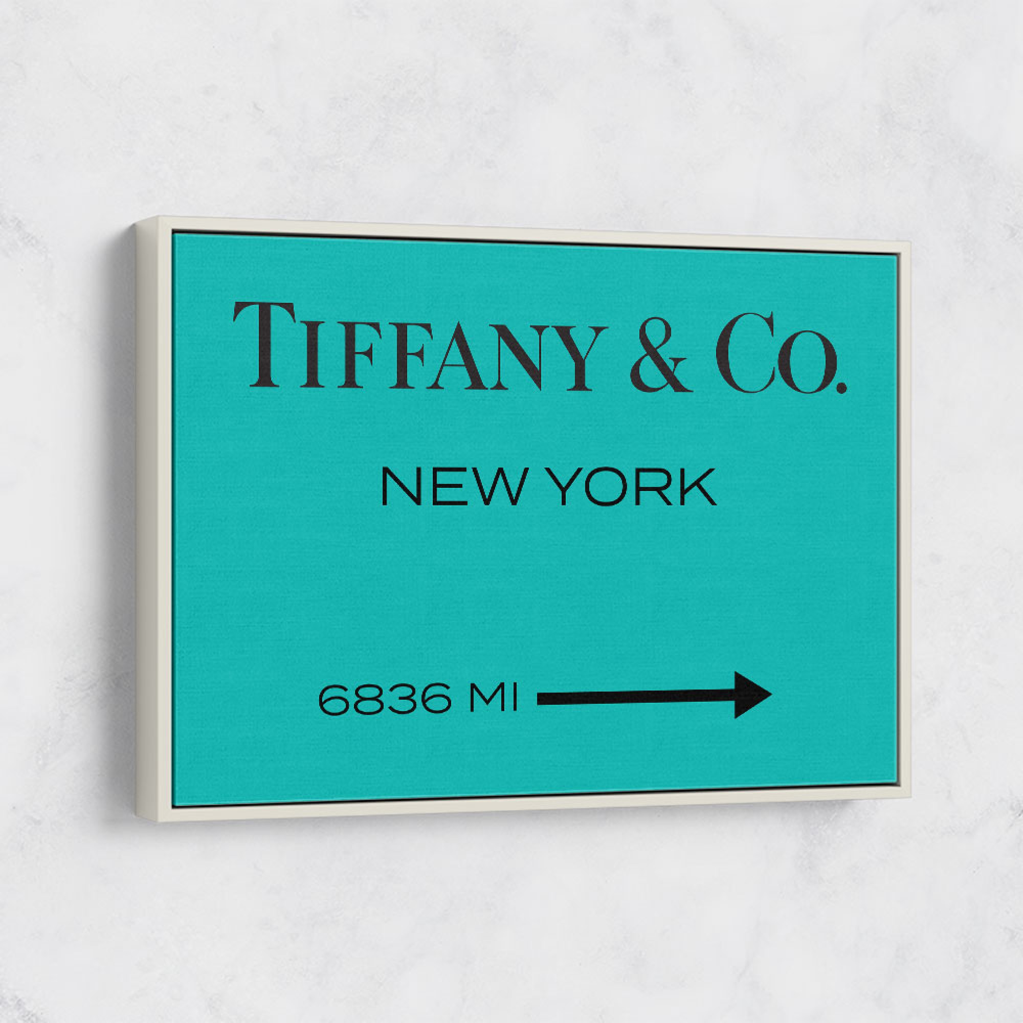 Tiffany & Co New York Sign Wall Art