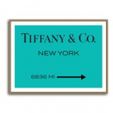 Tiffany & Co New York Sign Wall Art