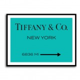 Tiffany & Co New York Sign Wall Art