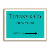 Tiffany & Co New York Sign Wall Art