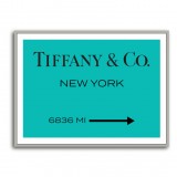 Tiffany & Co New York Sign Wall Art