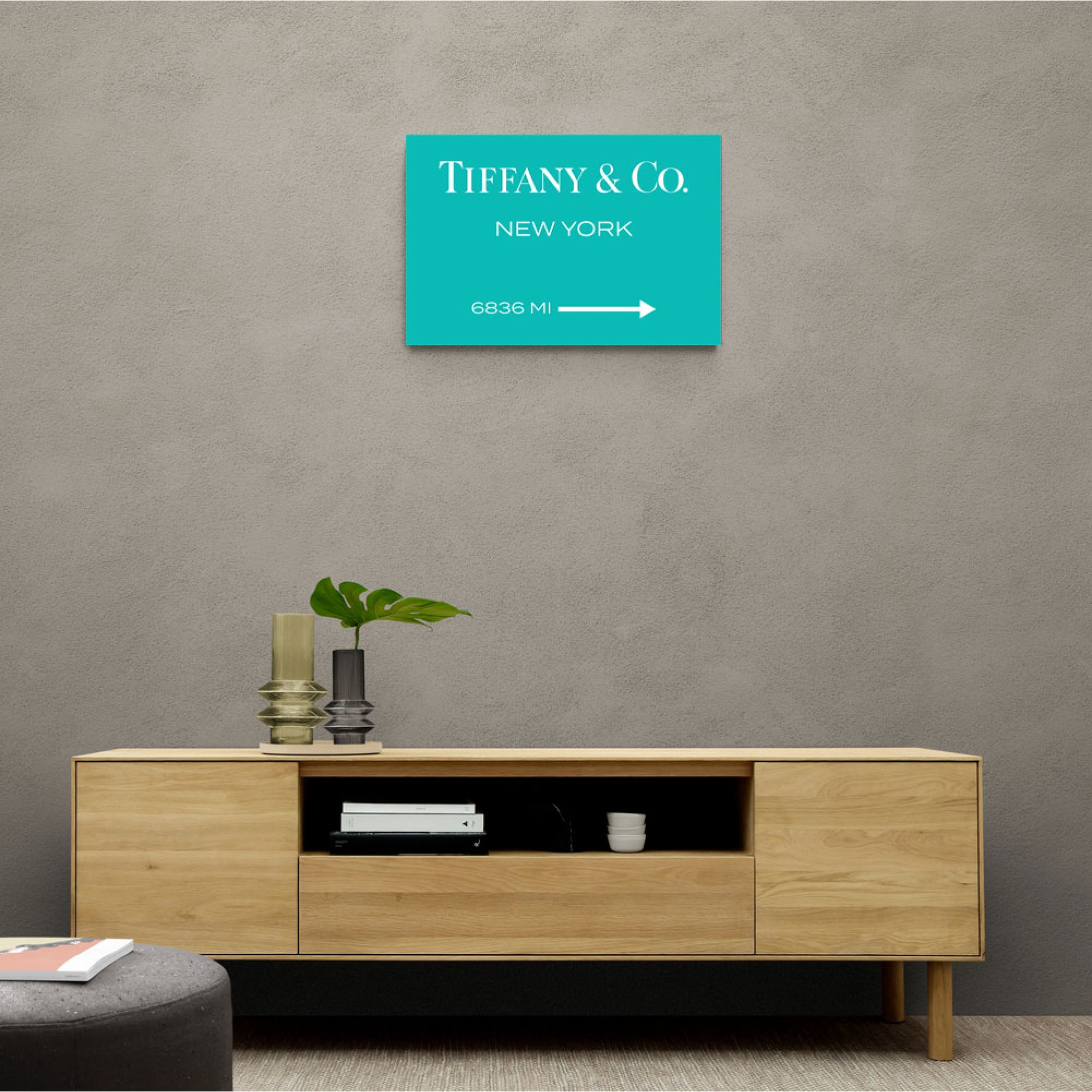 Tiffany & Co New York Sign Wall Art