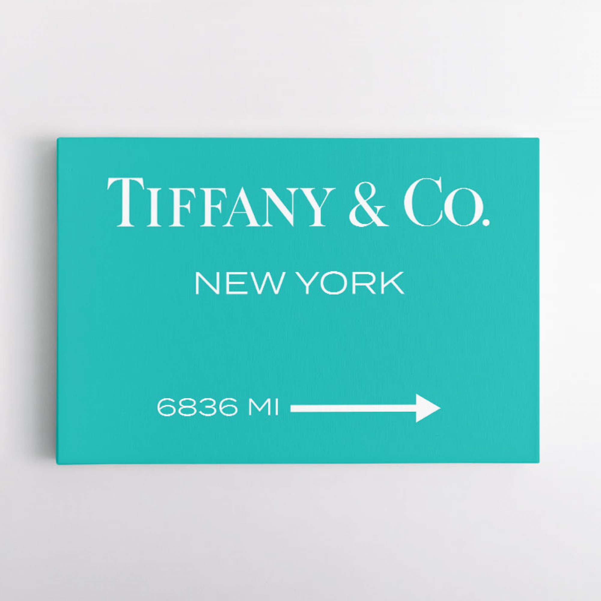 Tiffany & Co New York Sign Wall Art