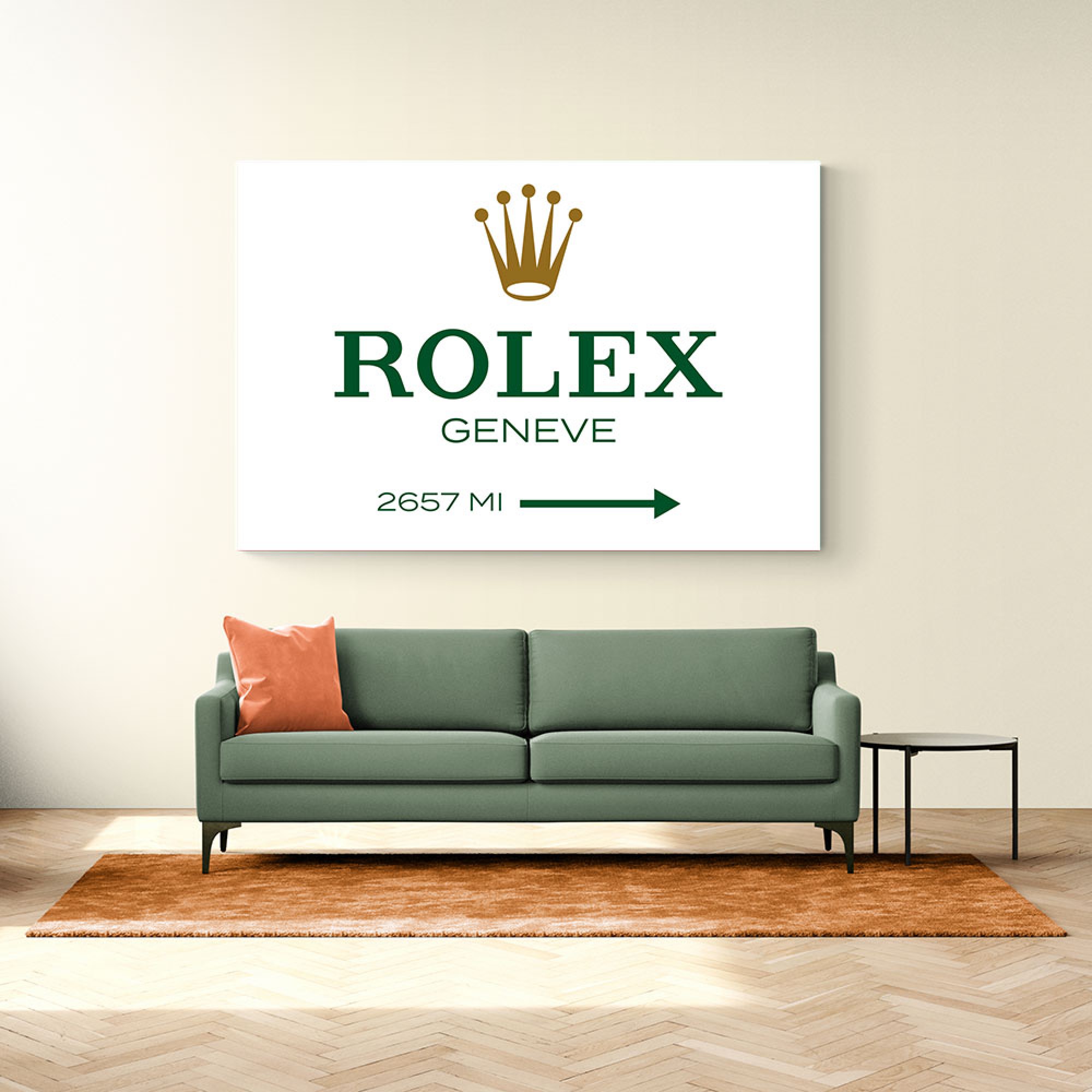 Rolex Genève Sign Wall Art