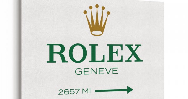 Rolex Genève Sign Wall Art