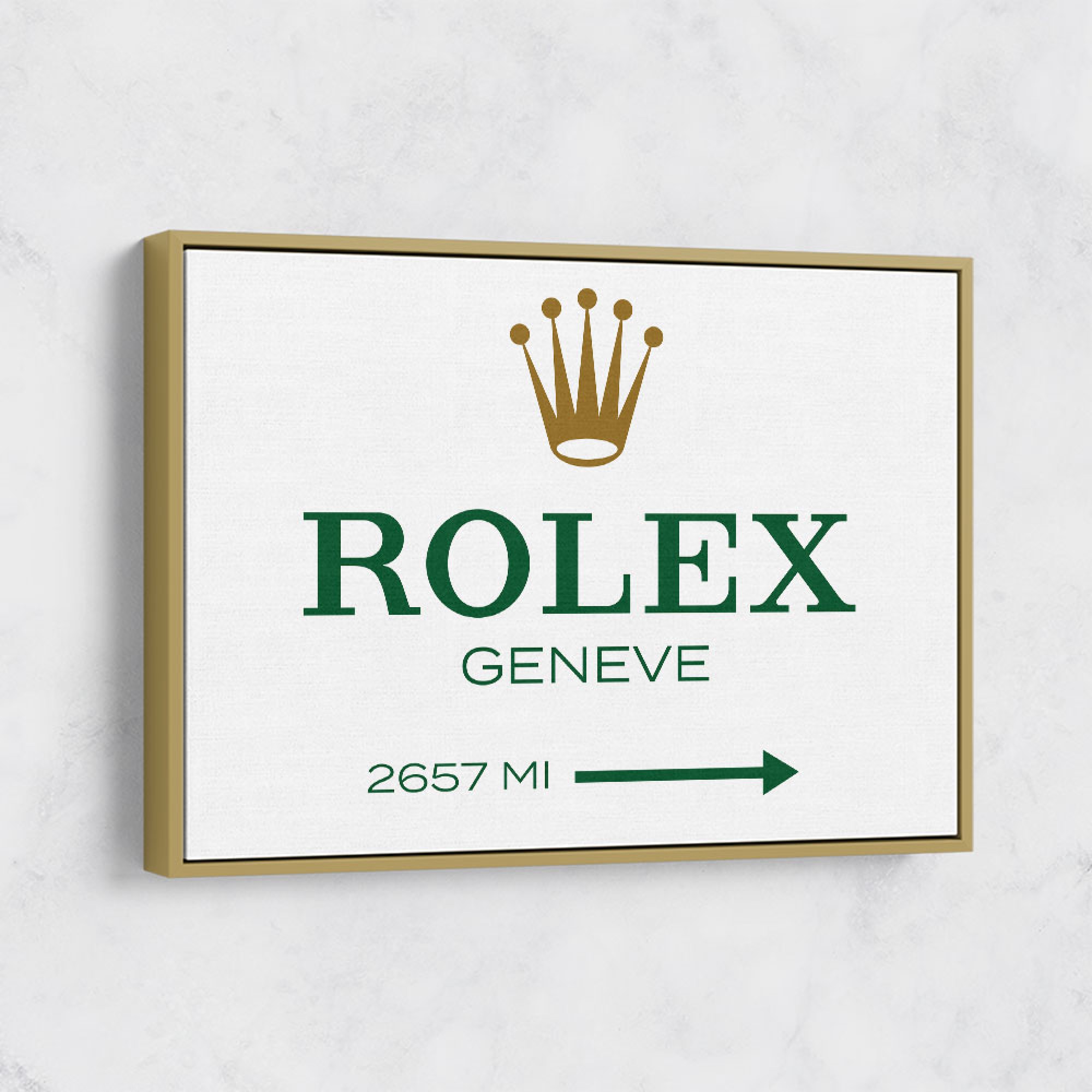 Rolex Genève Sign Wall Art