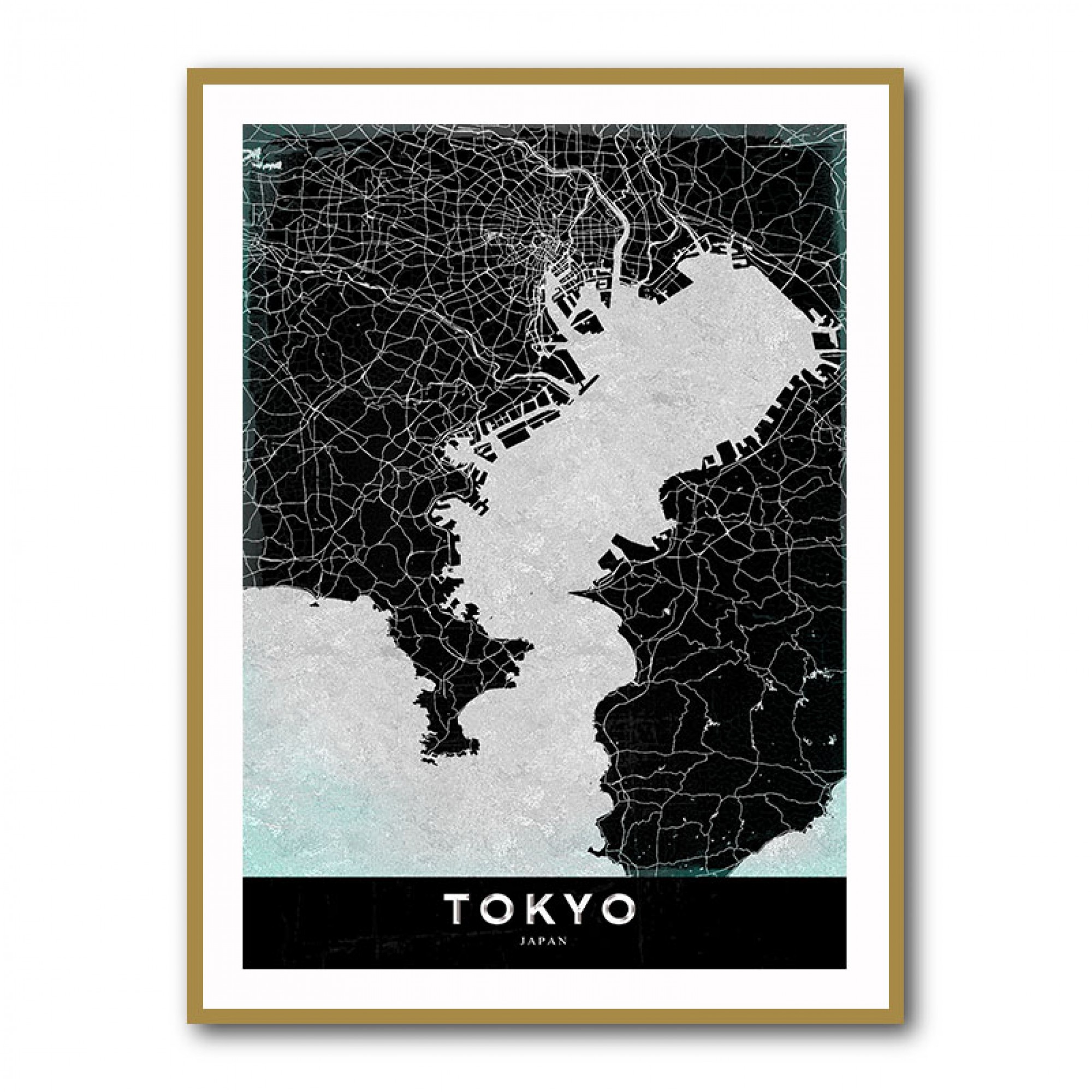 Tokyo Map Wall Art
