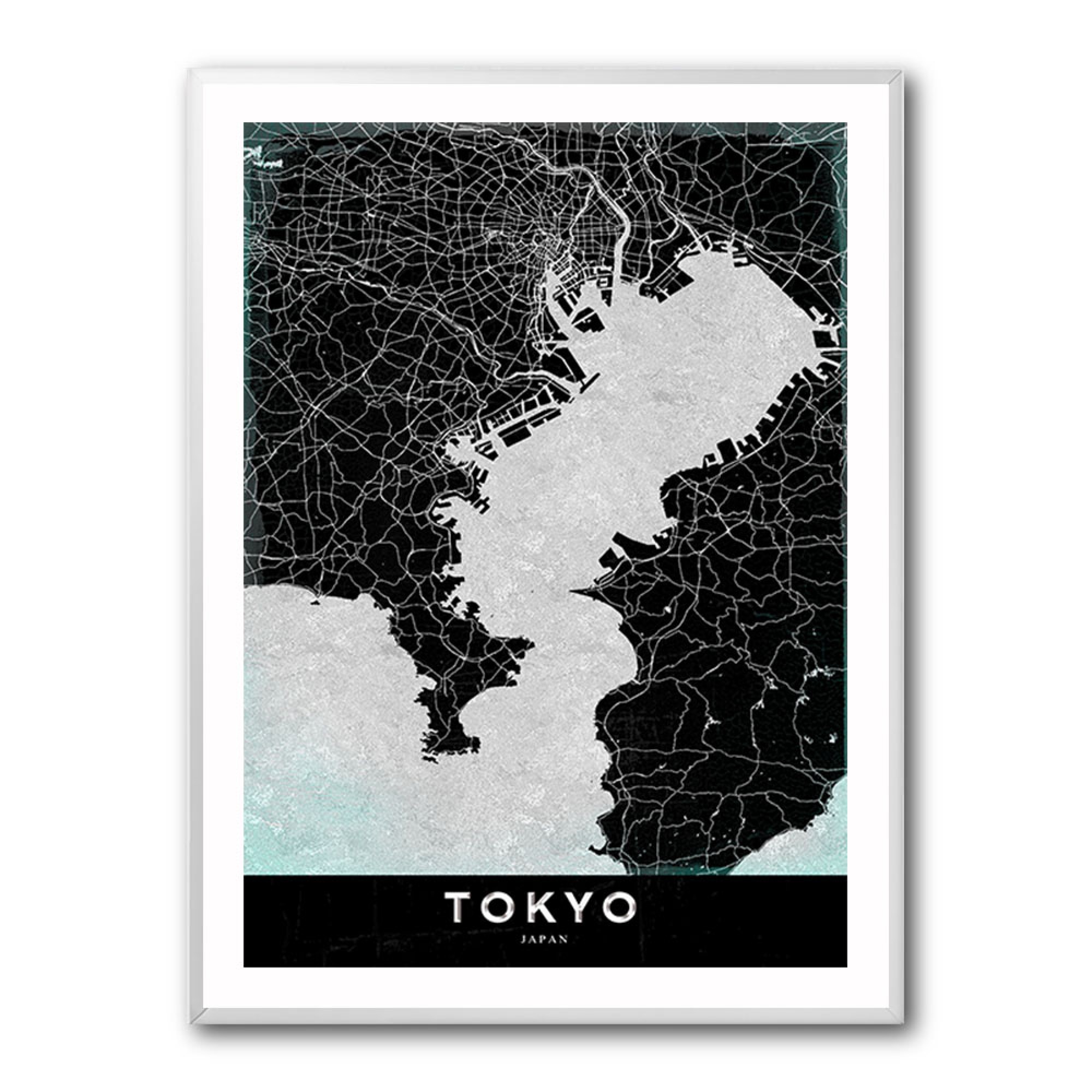 Tokyo Map Wall Art