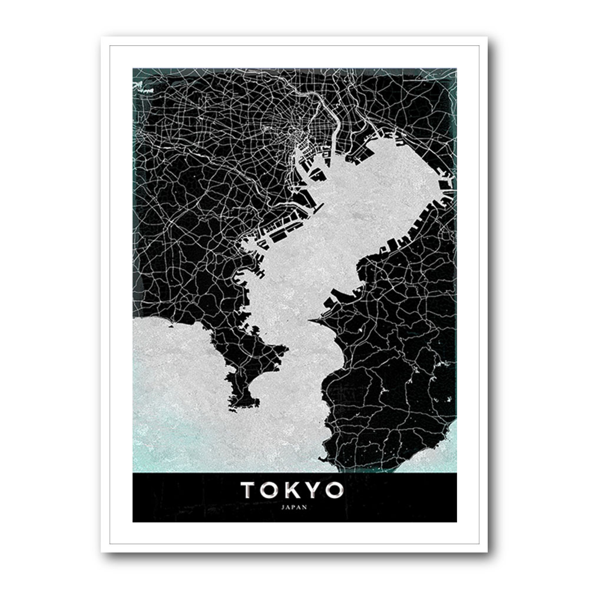 Tokyo Map Wall Art
