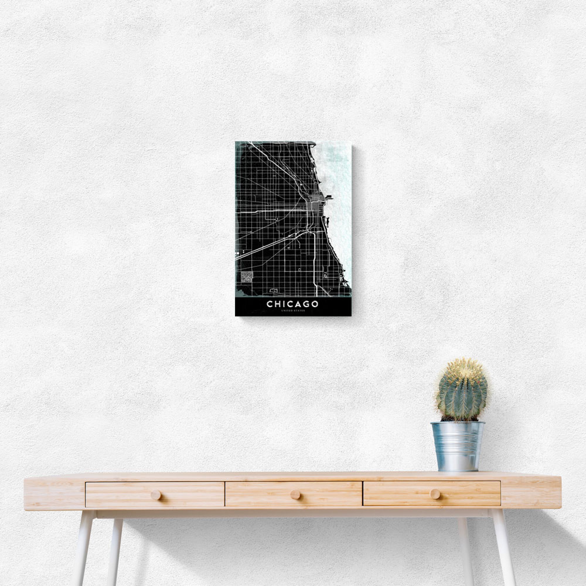 Chicago Map Wall Art