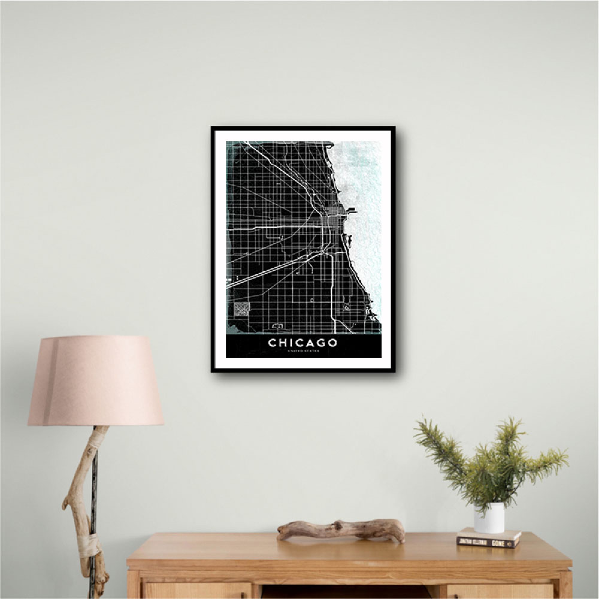Chicago Map Wall Art