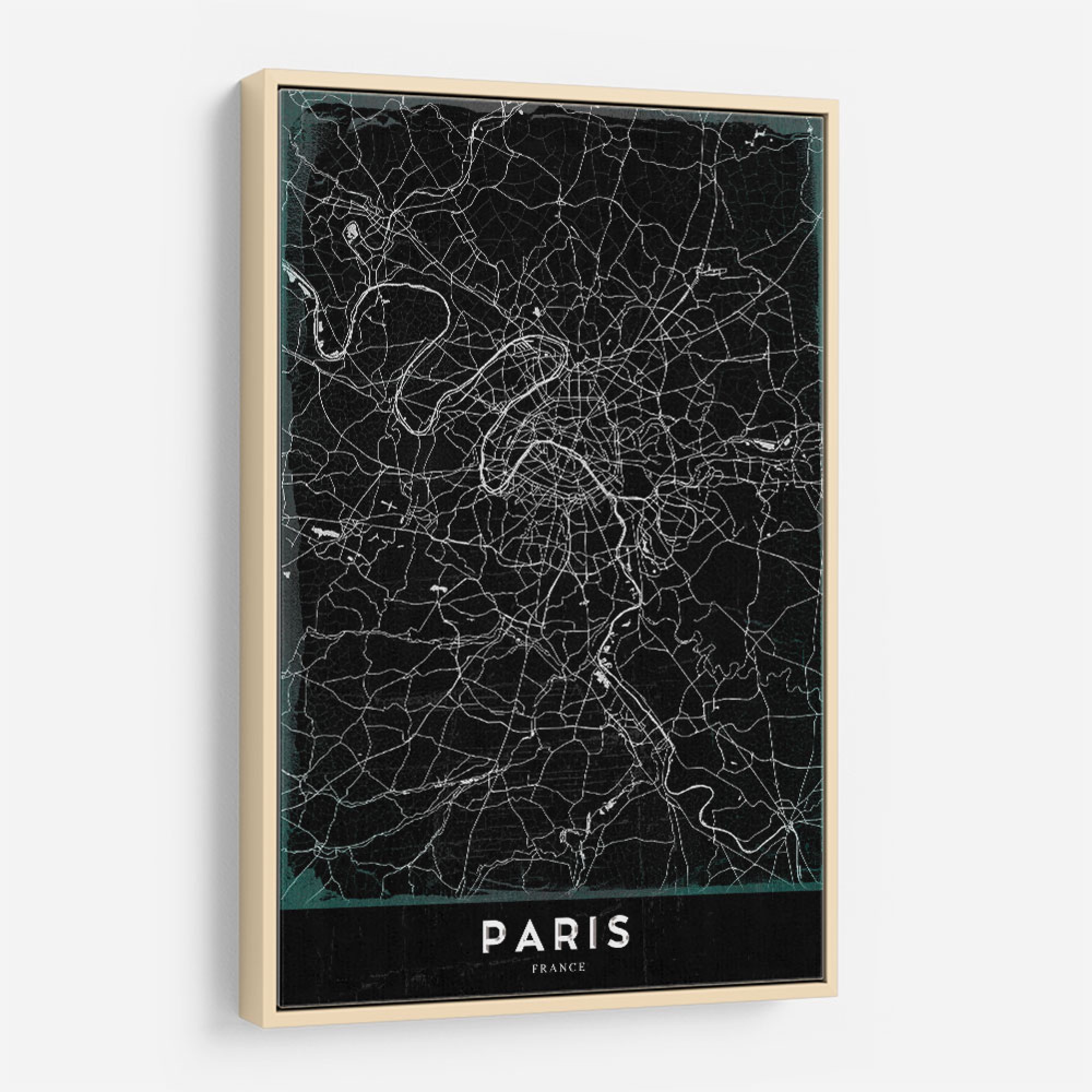 Paris Map Wall Art