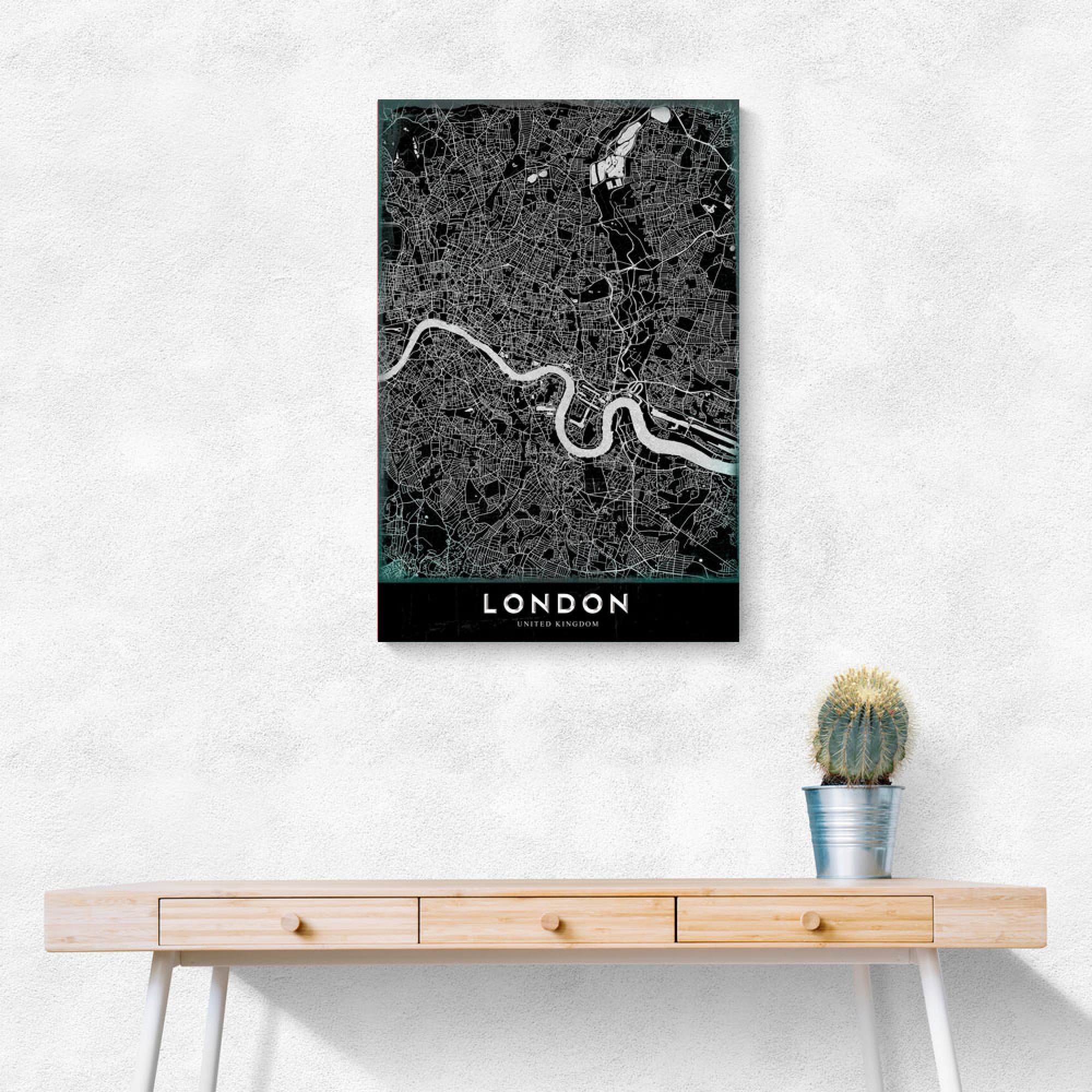 London Map Wall Art