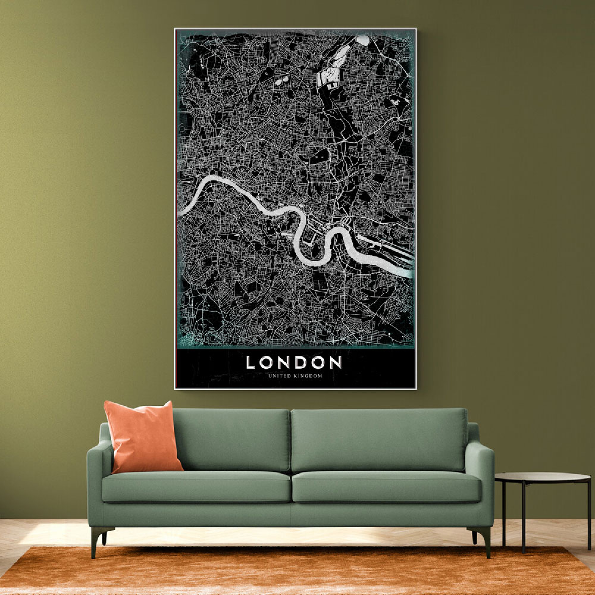 London Map Wall Art
