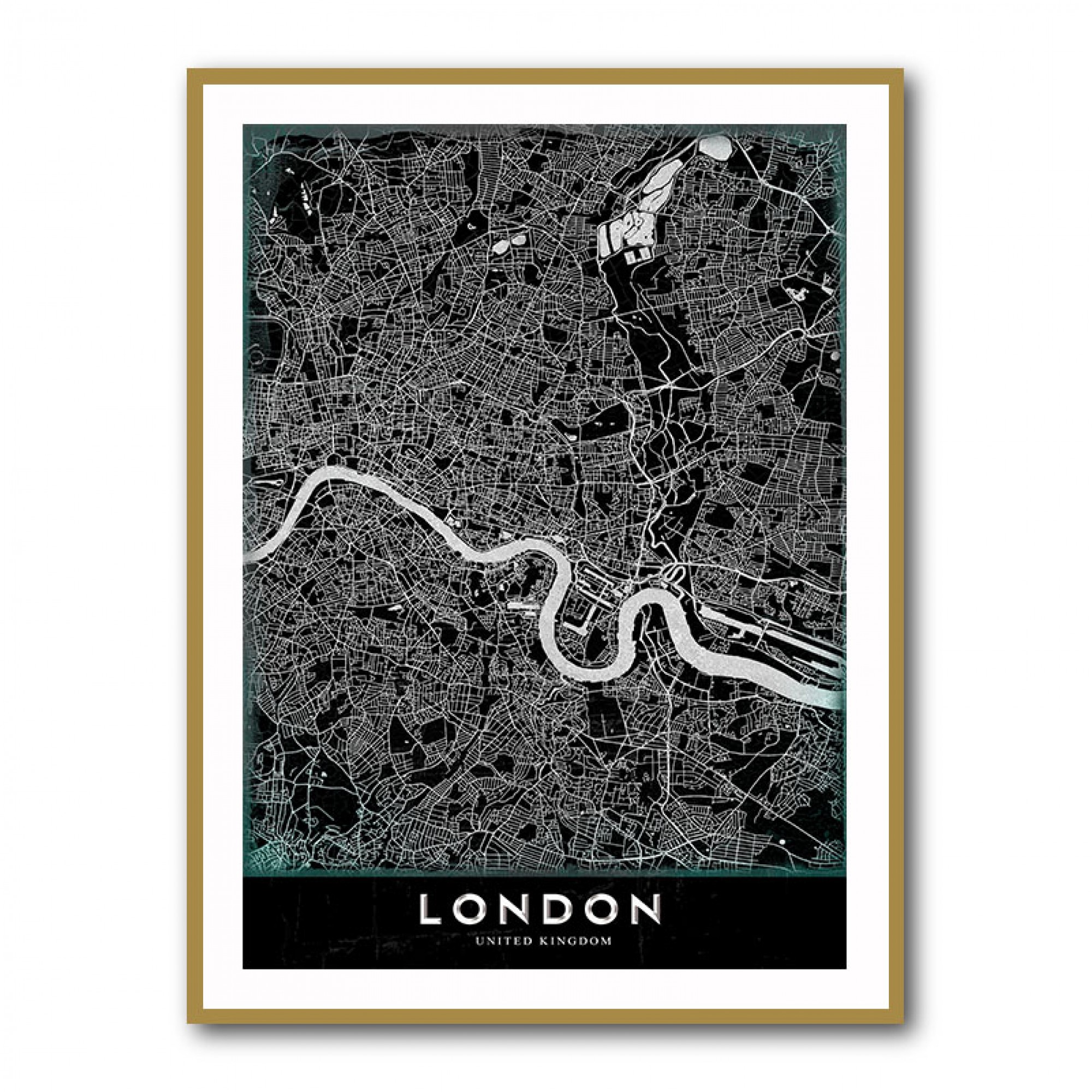 London Map Wall Art