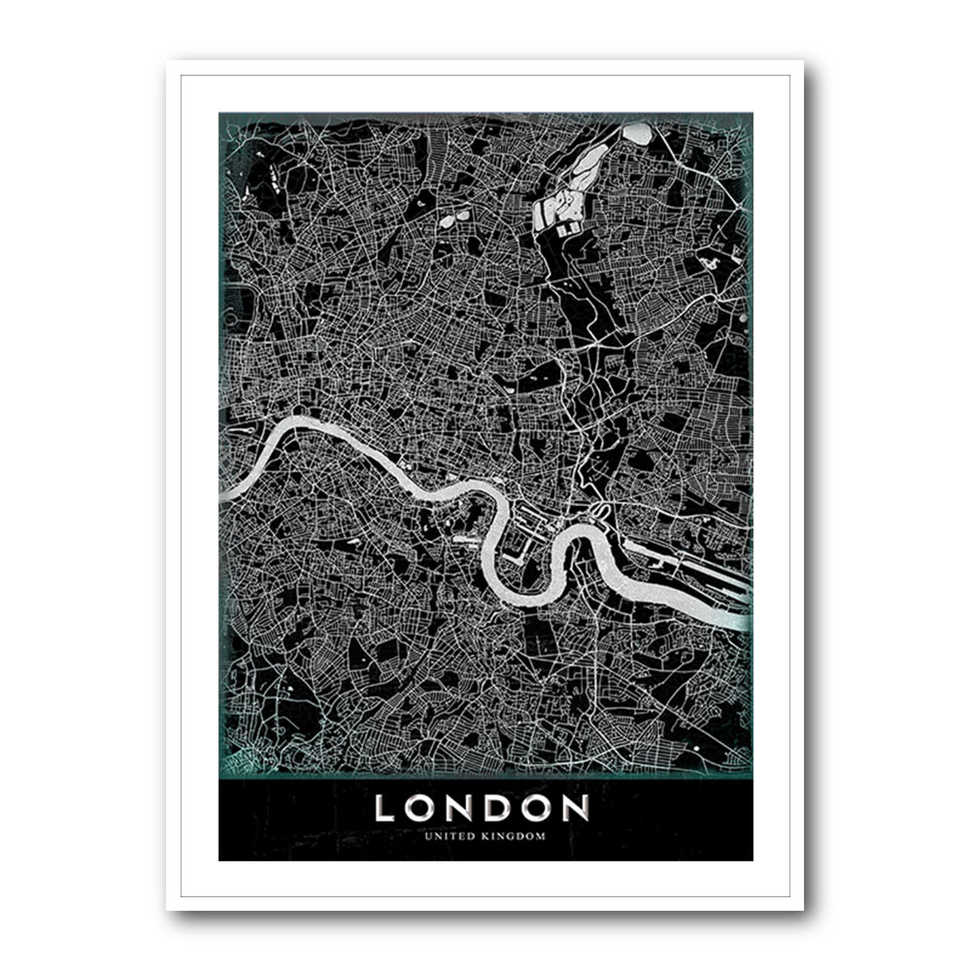 London Map Wall Art
