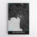 Melbourne Map Wall Art