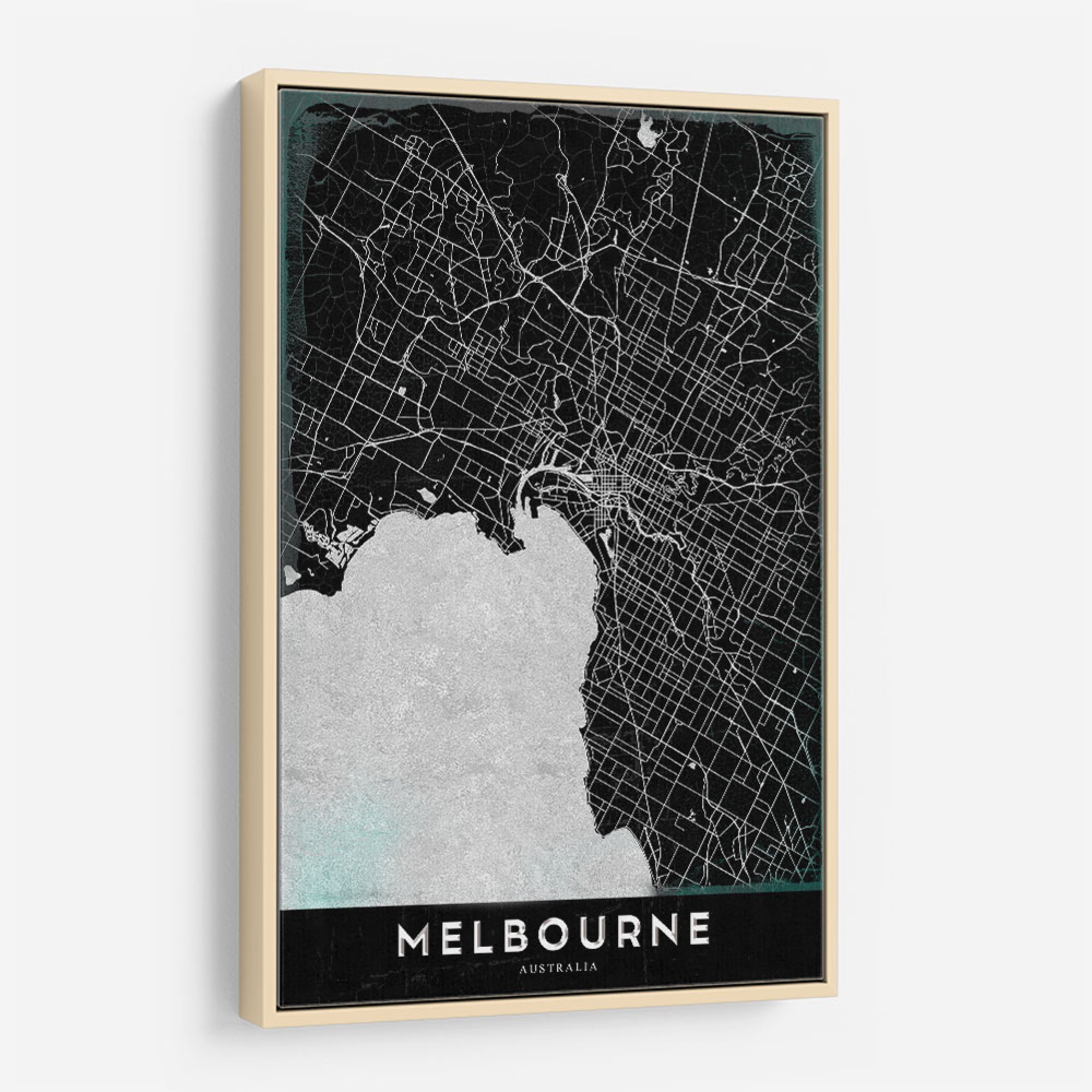 Melbourne Map Wall Art
