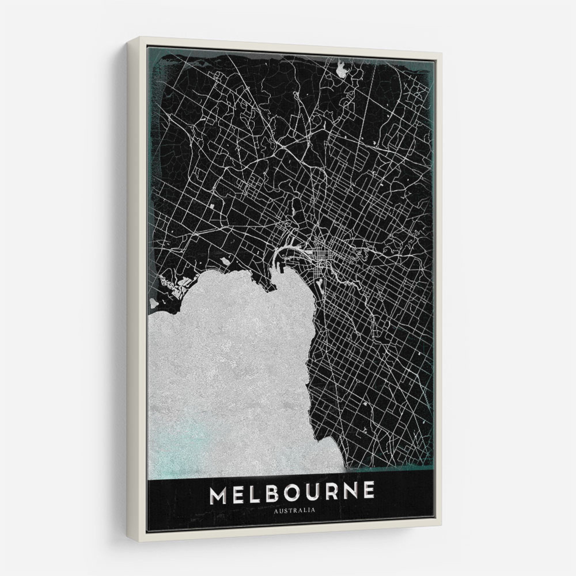 Melbourne Map Wall Art