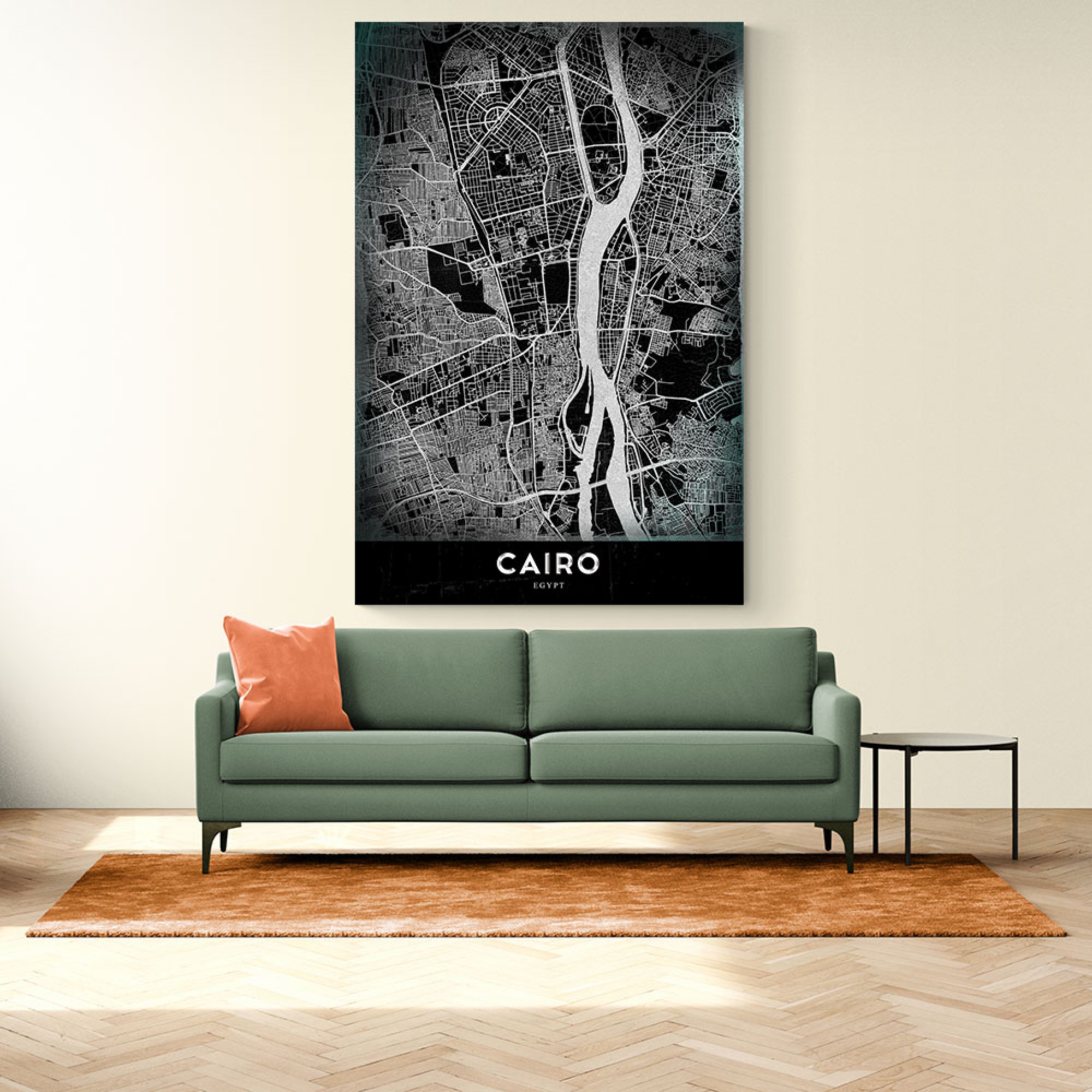 Cairo Map Wall Art